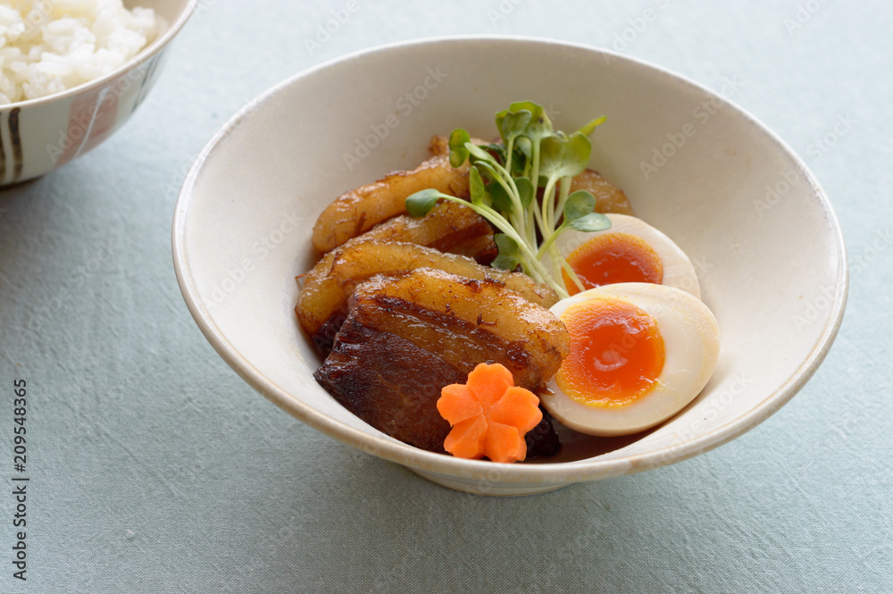 Kakuni is a Japanese braised pork dish which literally means "square ...