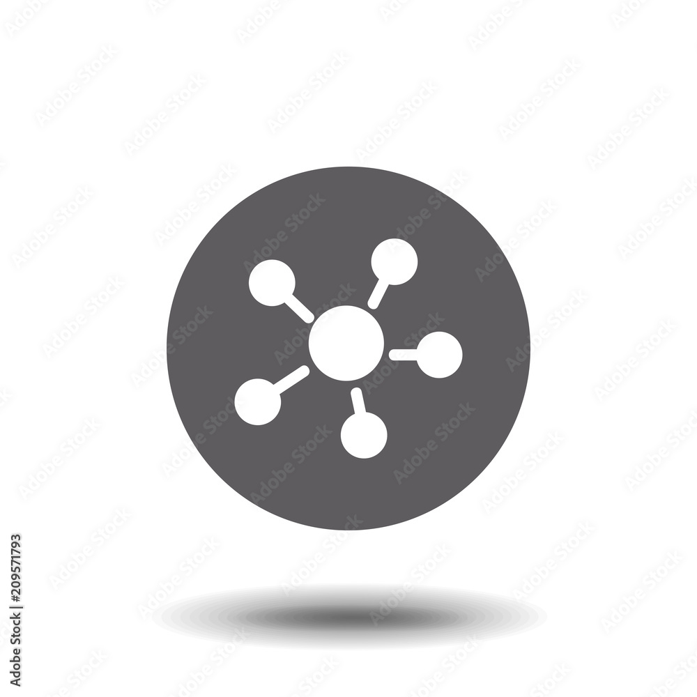 Structure icon from Business Bicolor Set. This flat vector symbol uses ...