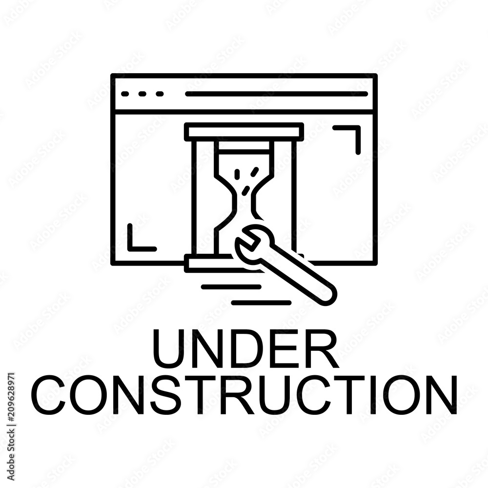 Website Under Construction Icon
