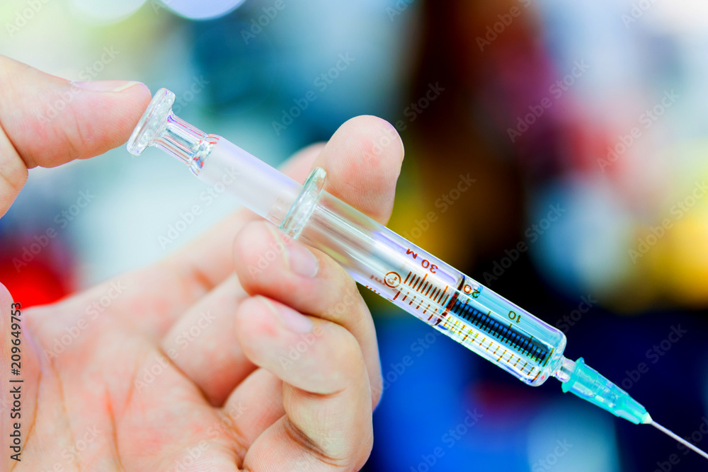 Syringes used in the medical field Stock Photo | Adobe Stock