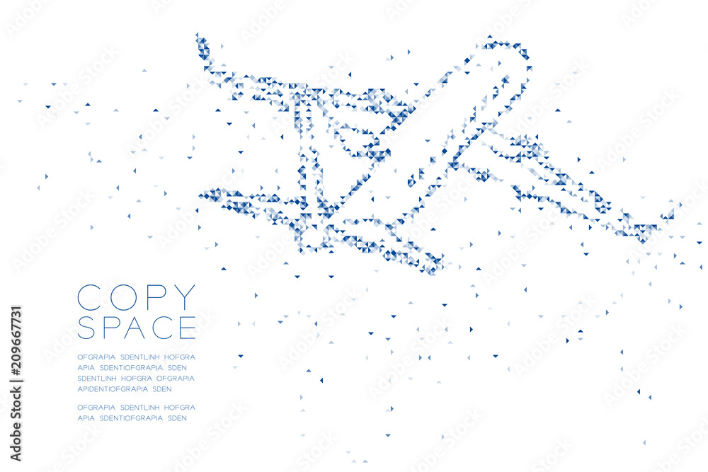 Abstract Geometric Low polygon square box pixel and Triangle pattern ... Abstract Geometric Low polygon square box pixel and Triangle pattern ...