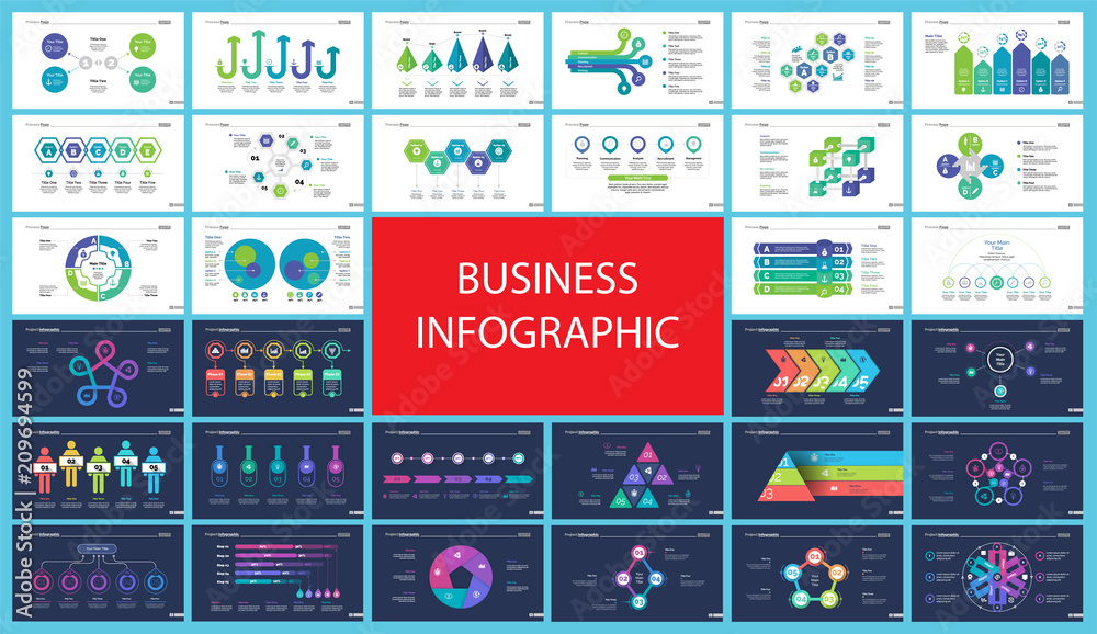 Creative business infographic design for project management concept ...