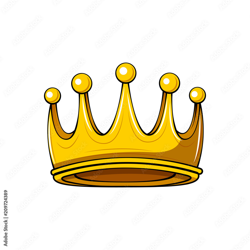 Cartoon Queen With Crown