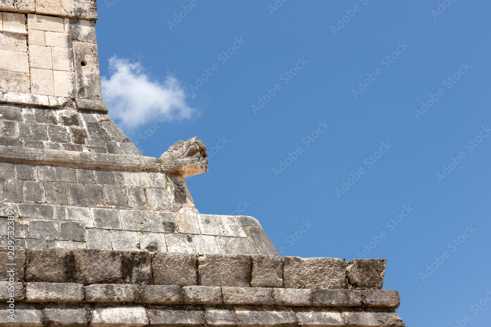 Holy Snake - Cuculcan, Chichen Itza, one of the most famous Mayan ...