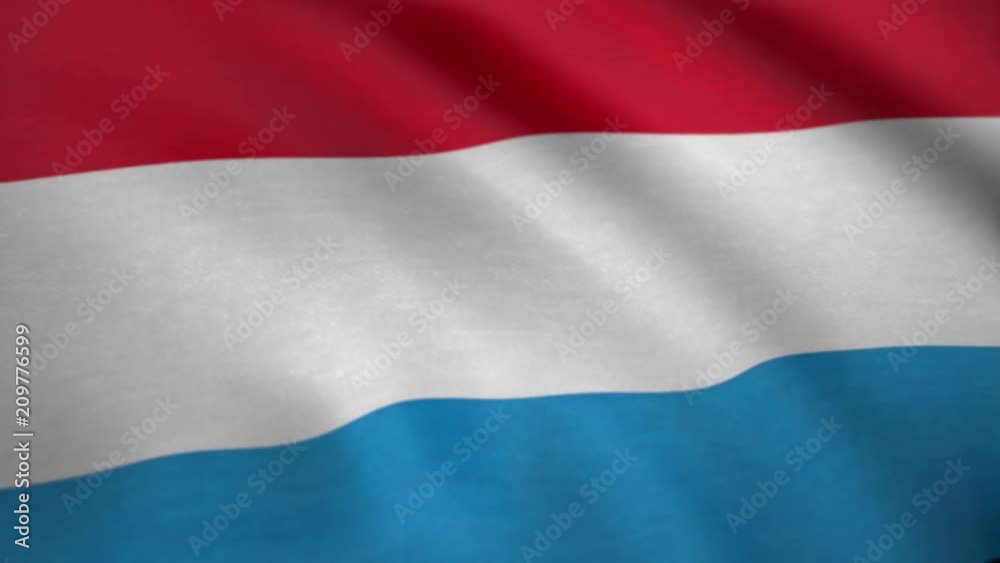 Netherlands national flag. Netherlands Dutch Flag Realistic Animation ...