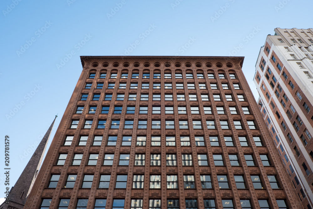 Poster Looking up at the Guaranty Building (Prudential Building ...