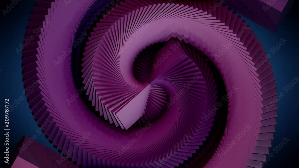 Travel Vortex Spiral Tunnel. Portal to Multiple Dimensions. Space-Time ...