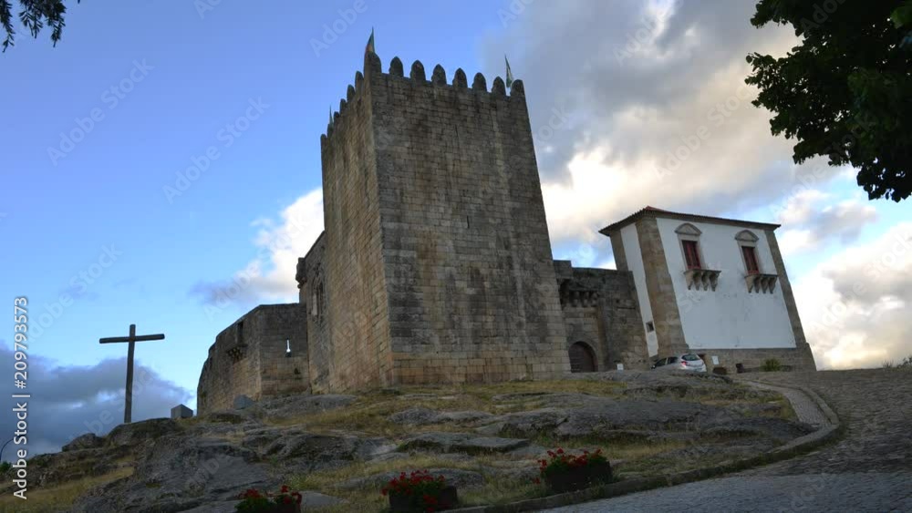 13th century Belmonte castle, Portugal. Birthplace of navigator, Pedro ...