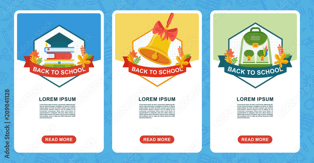 Online education in school, university, training courses onboarding ...