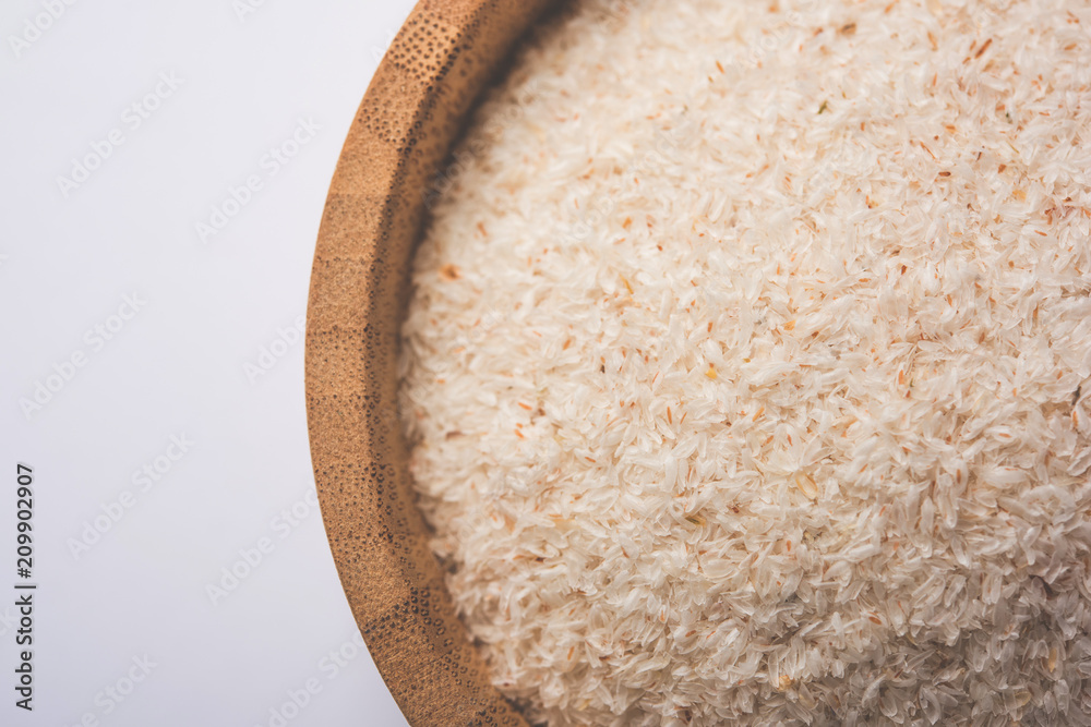 Psyllium husk or isabgol which is fiber derived from the seeds of ...