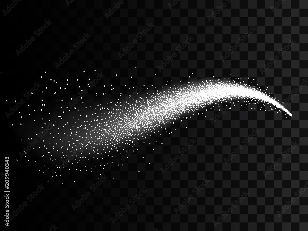 Creative vector illustration of water spray mist isolated on ...