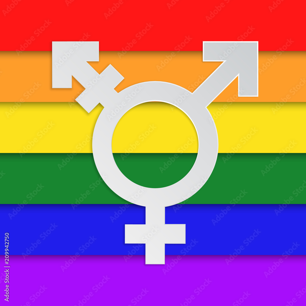 LGBT symbol flat vector icon. Stock Vector | Adobe Stock