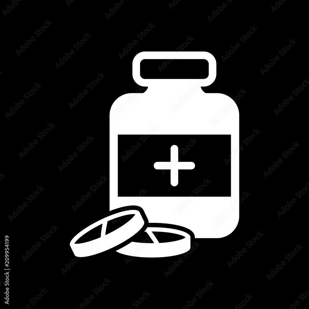 Pill Bottle Clipart Black And White