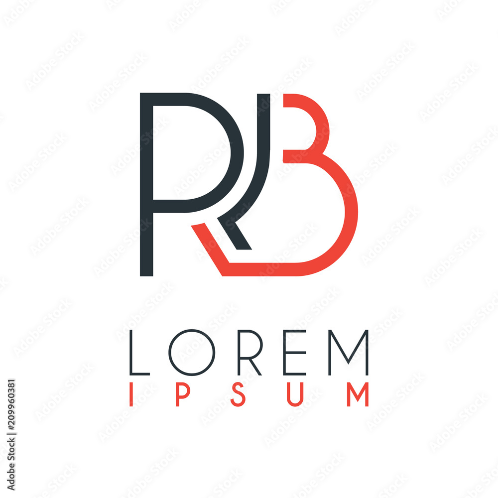 The logo between the letter R and letter B or RB with a certain ...