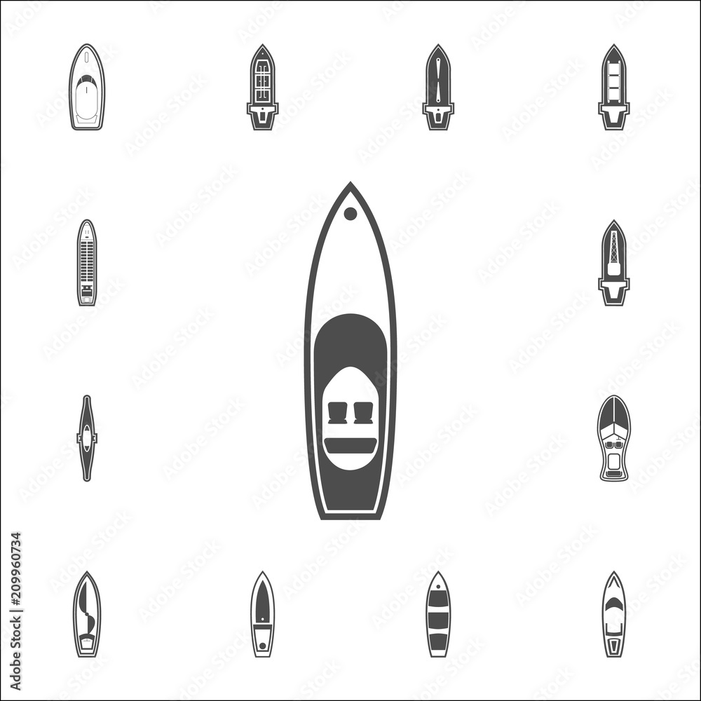 speedboat icon. Detailed set of Ships icons. Premium quality graphic ...