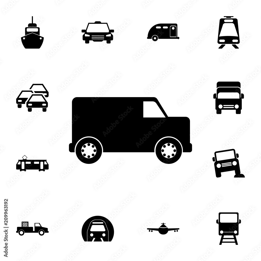 van icon. Detailed set of Transport icons. Premium quality graphic ...