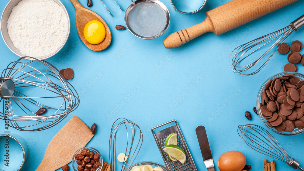 Baking Utensils Background