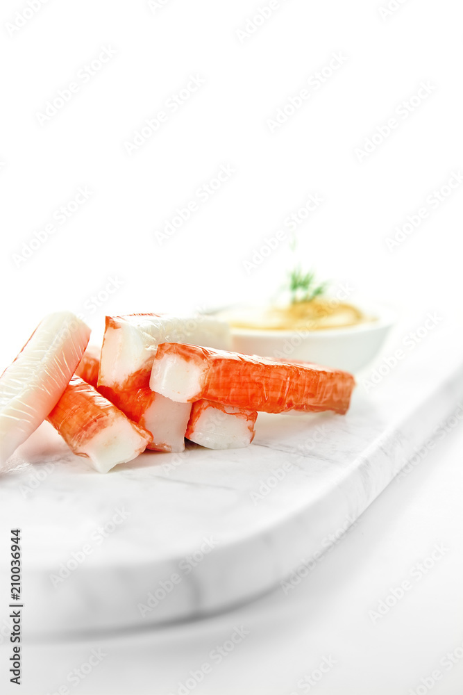 Surimi Fish Sticks Stock Photo | Adobe Stock