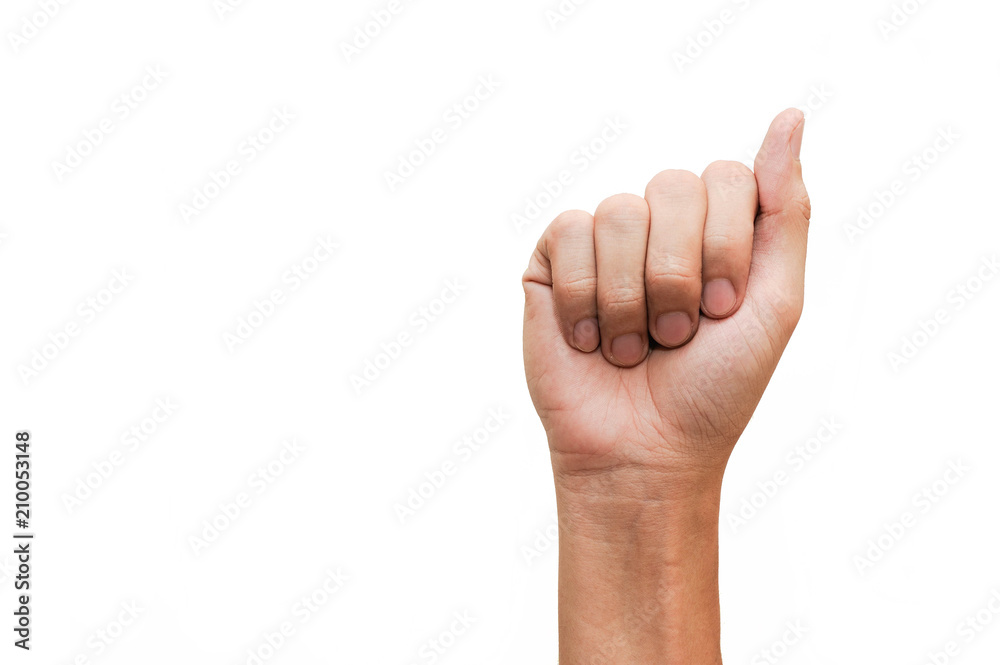 Sign language,A collage of the American sign language alphabet A Stock ...