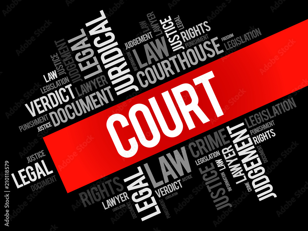 Court word cloud collage, law concept background Stock Vector | Adobe Stock