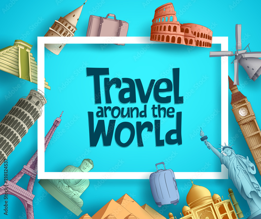 Travel Around The World Background