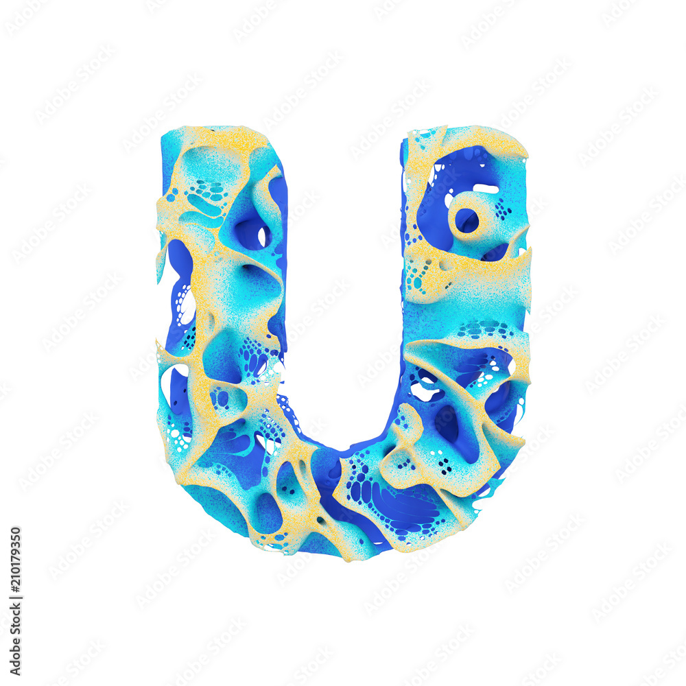 Blue Letter U