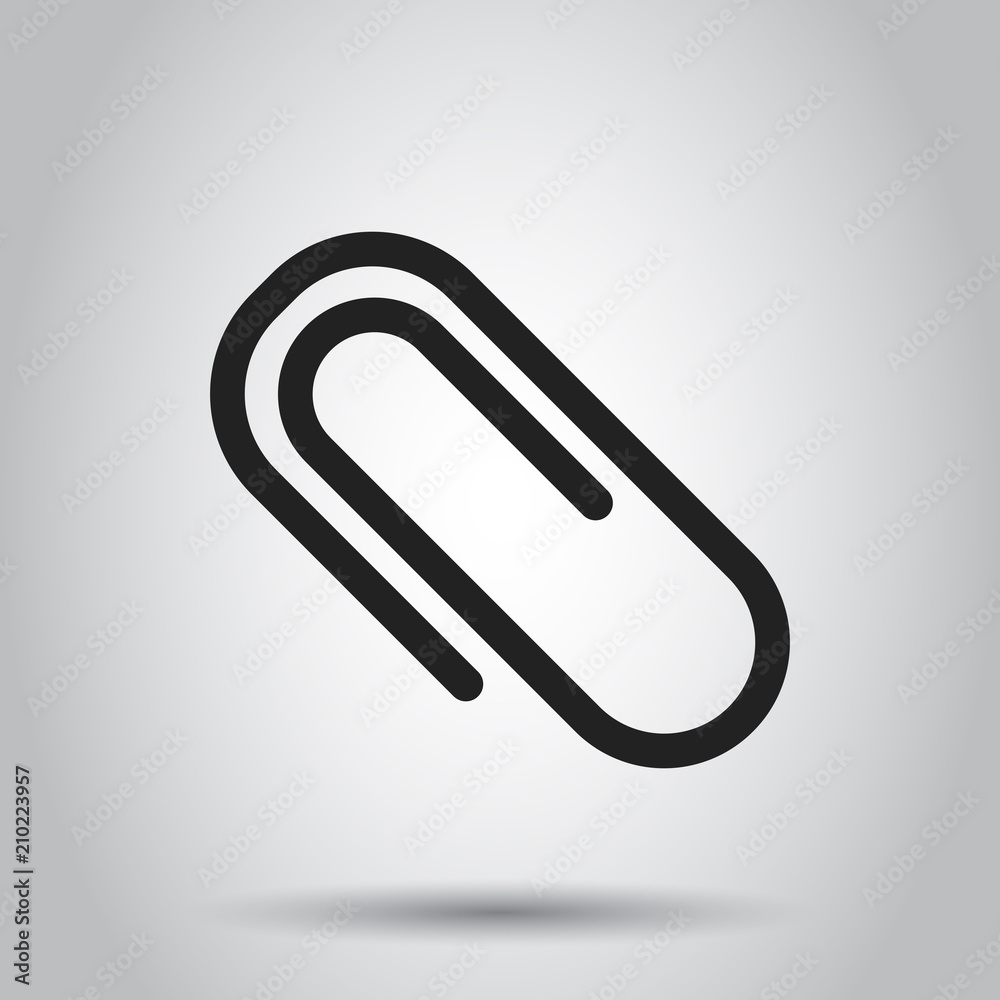 Paperclip Icon Vector