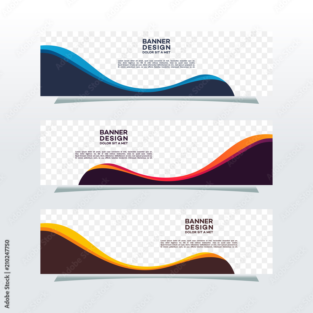 Abstract Web banner design background or header Templates in ...