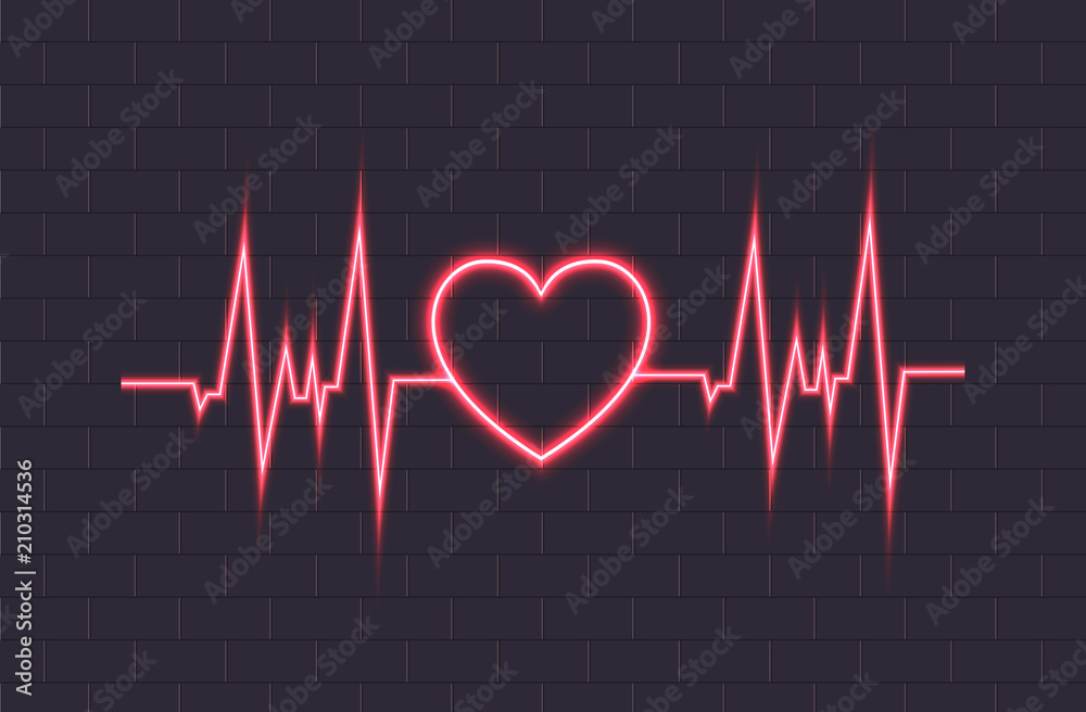 Wallpaper Heartbeat Light Curve