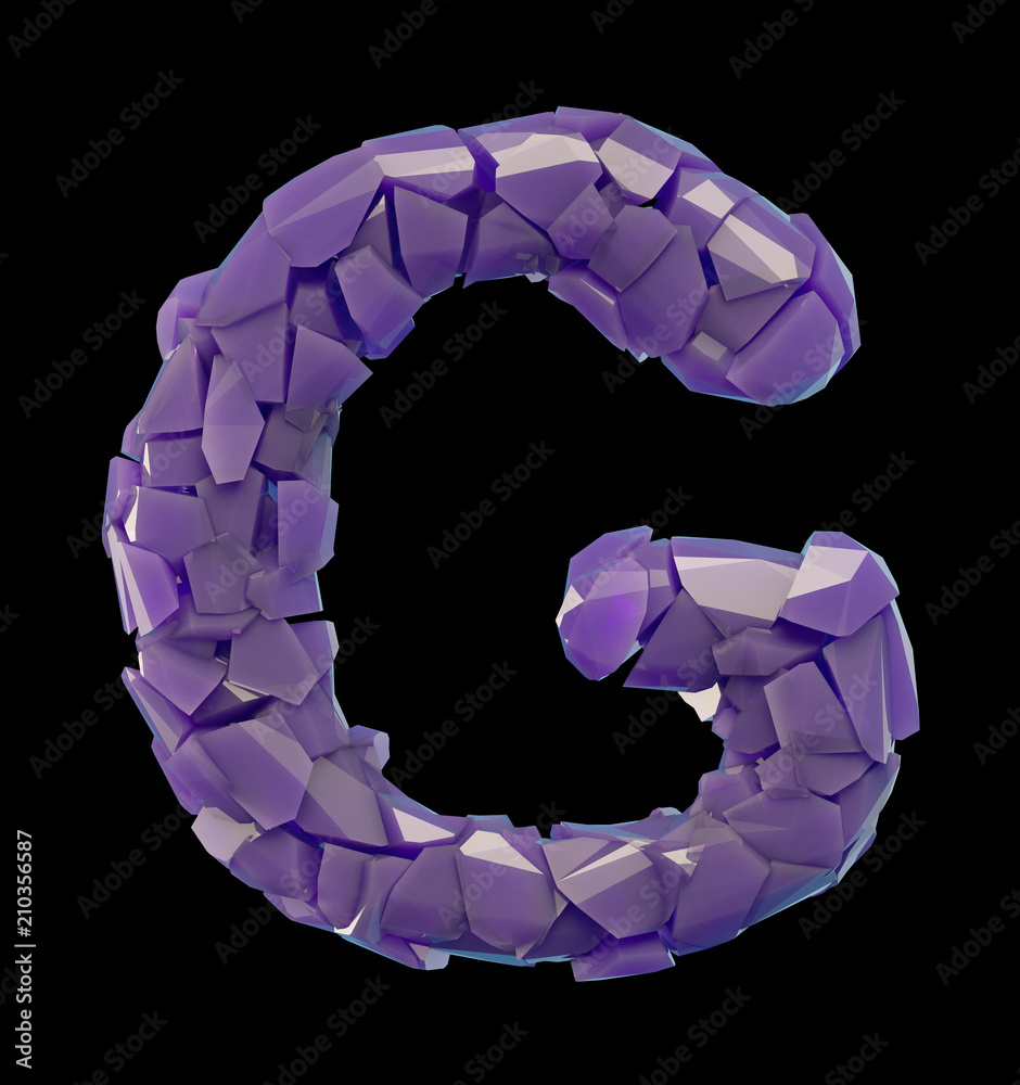 Purple Letter G