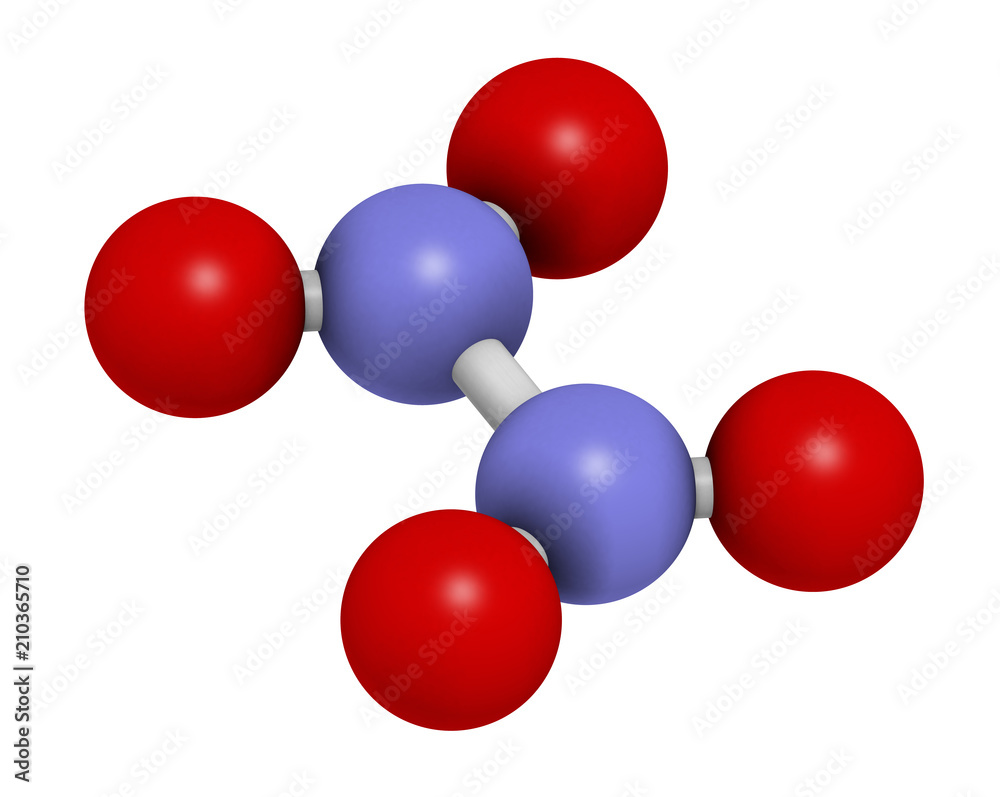 Nitrogen tetroxide (dinitrogen tetroxide, N2O4) rocket propellant ...