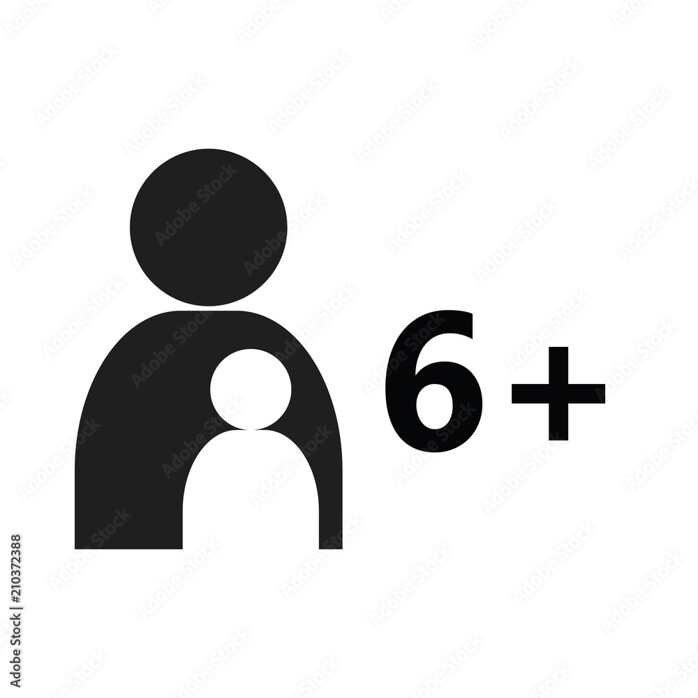 age on white background board games 6+ Stock Vector | Adobe Stock