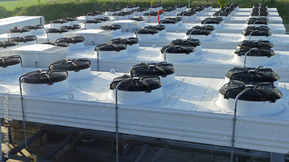 Ammonia industrial refrigeration system (Natural refrigerant NH3 ...