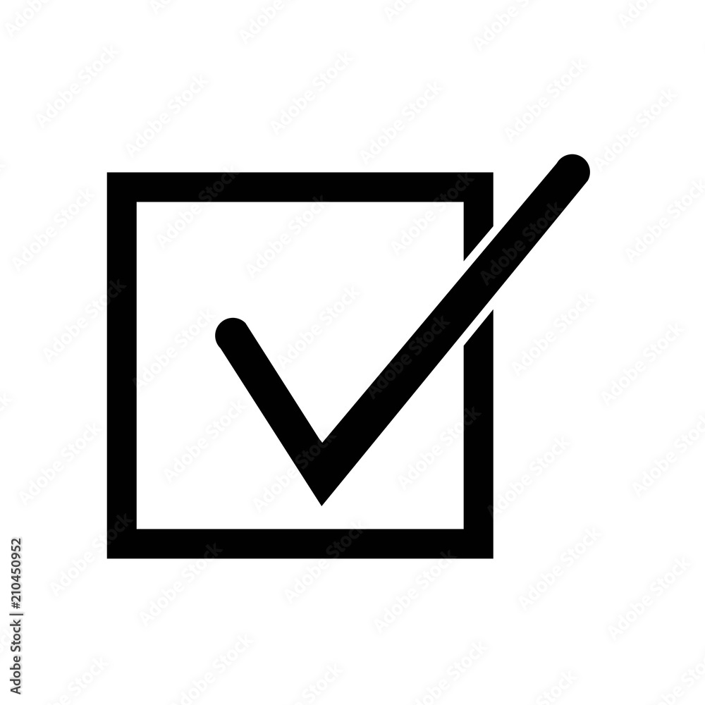 Check Box Icon Vector