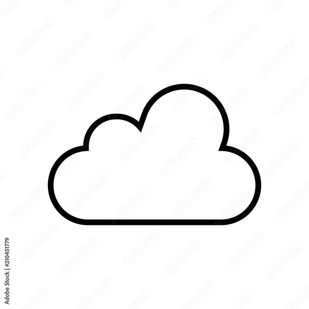 Vector Cloud Icon