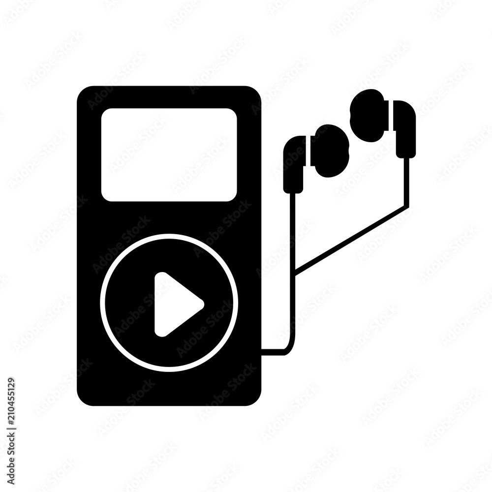 Music Player Icon Vector