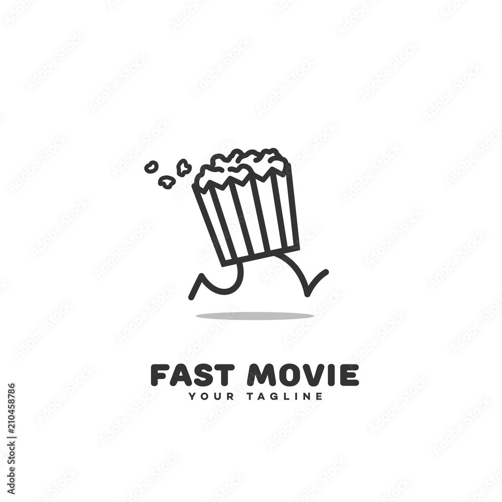 Fast movie logo Stock Vector | Adobe Stock