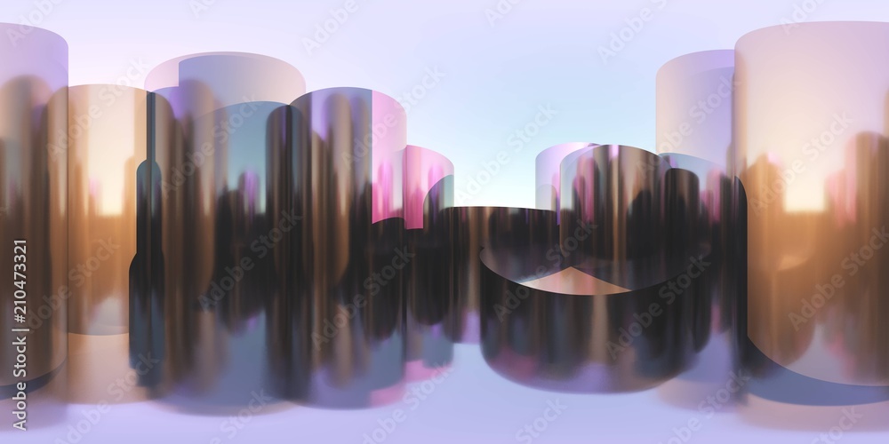 Environment map. HDRI map. Equirectangular projection. Spherical ...