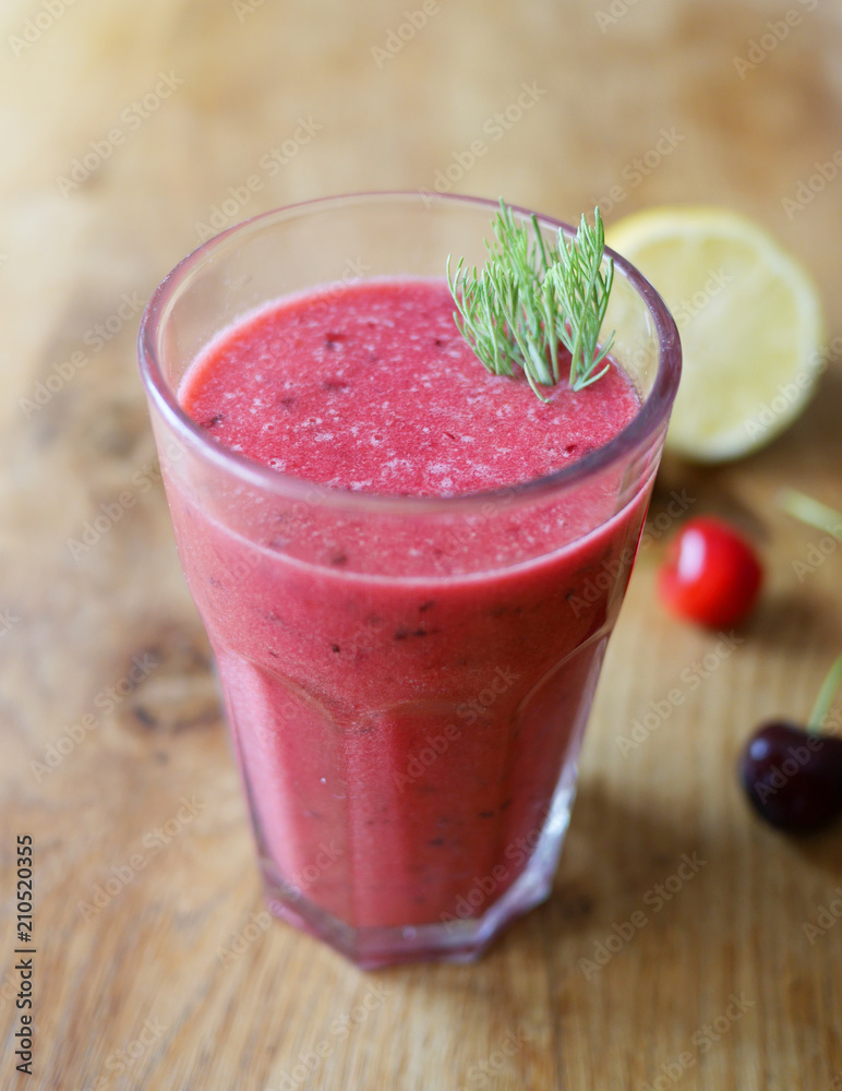 Kirsch Smoothie Stock Photo | Adobe Stock