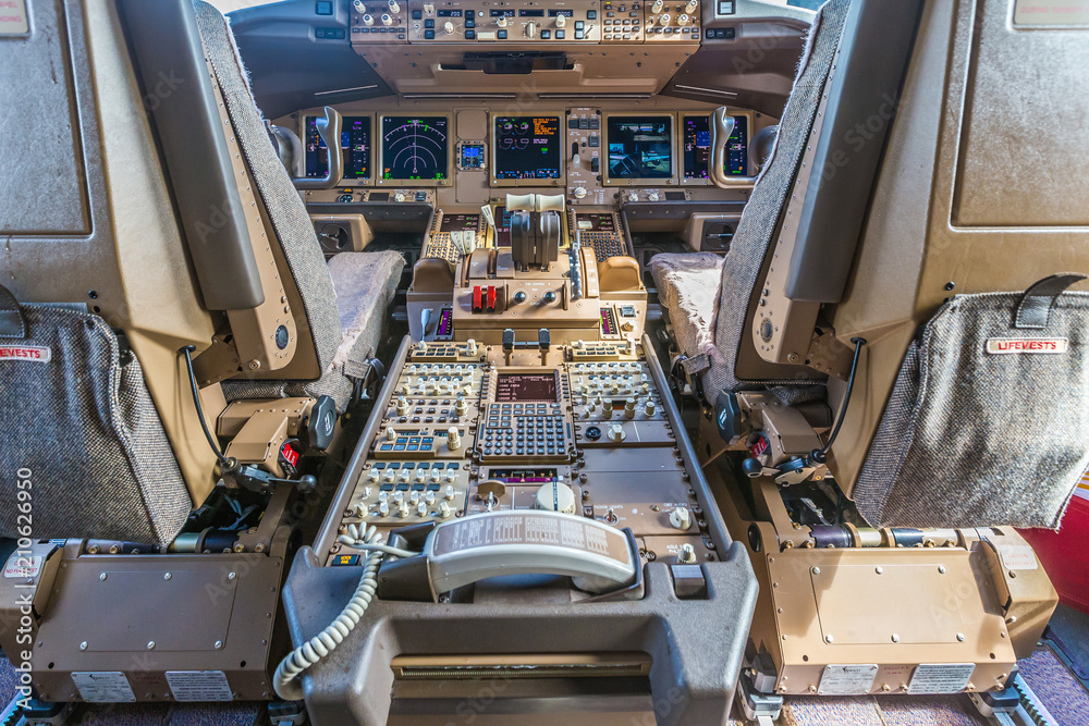 Passenger aircraft interior, engine power control and other aircraft ...