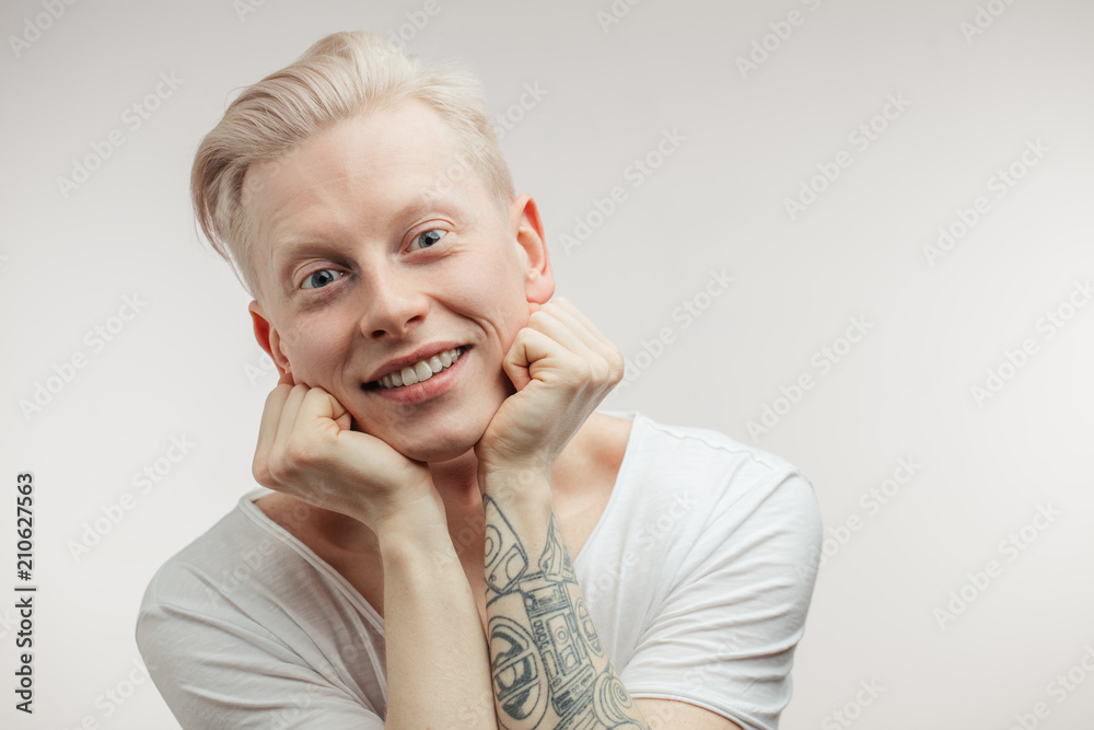 Blonde Guy Hipster Hair