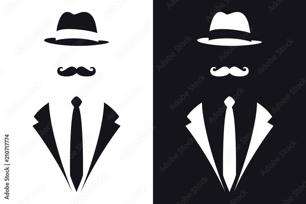 Gentleman Symbols. Avatar Icon. Male Sign. Vector Stock Vector | Adobe ...