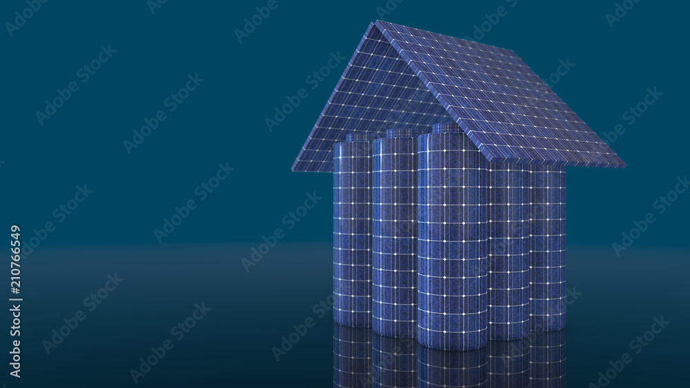 Photovoltaic battery solar panel green renewable energy storage future ...