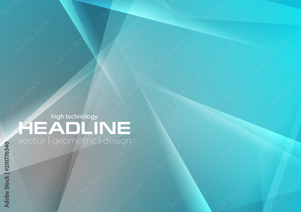 Abstract blue tech futuristic vector background Stock Vector | Adobe Stock