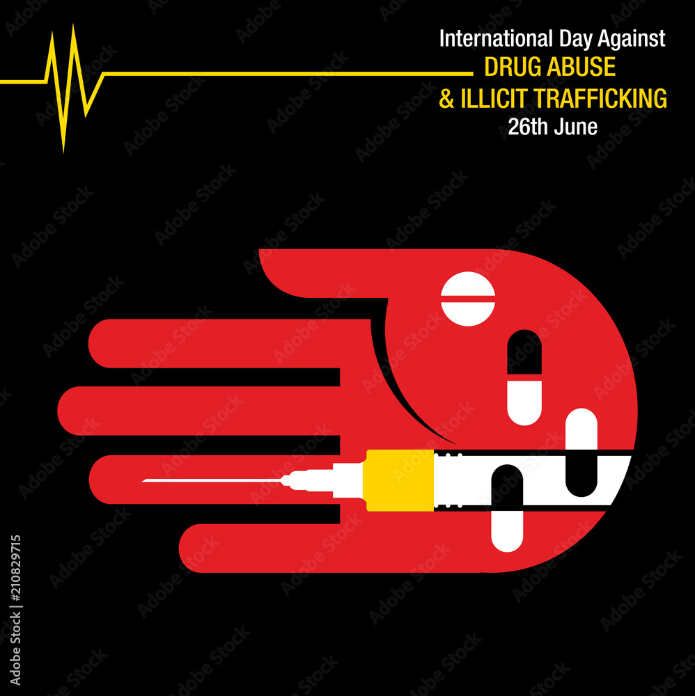 International Day against Drug Abuse and Illicit Trafficking background ...