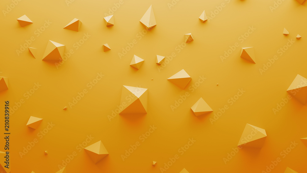 Ilustracja Stock: 3d render abstract background. Simple plane with ...