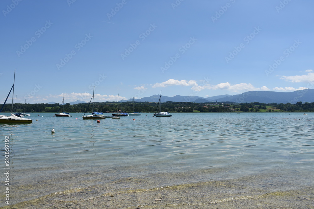 Foto de Simssee, See, Rosenheimer See, Würm, Eiszeit, Alpenvorland ...
