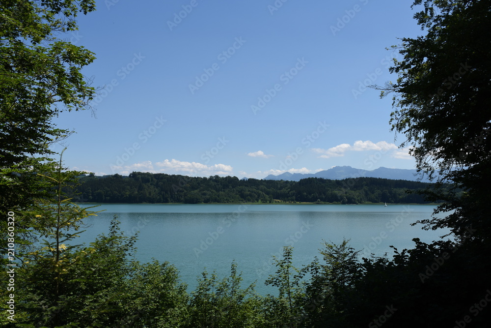 Simssee, See, Rosenheimer See, Würm, Eiszeit, Alpenvorland, Chiemgauer ...