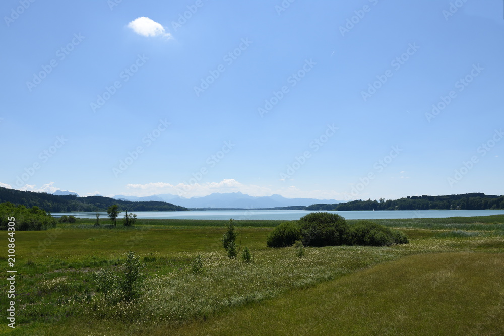 Foto de Simssee, See, Rosenheimer See, Würm, Eiszeit, Alpenvorland ...