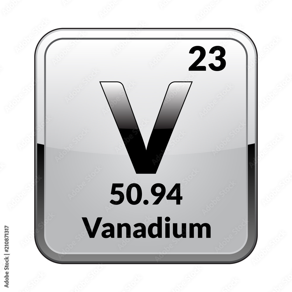Vanadium Atom Periodic Table